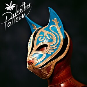 Cat Mask Leather Pattern PDF - the Bastet Ceremonial Mask - by ...