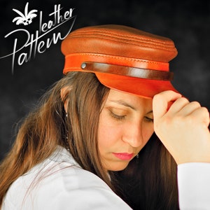 Leather Vintage Cap Pattern PDF by Leatherhubpatterns - Etsy