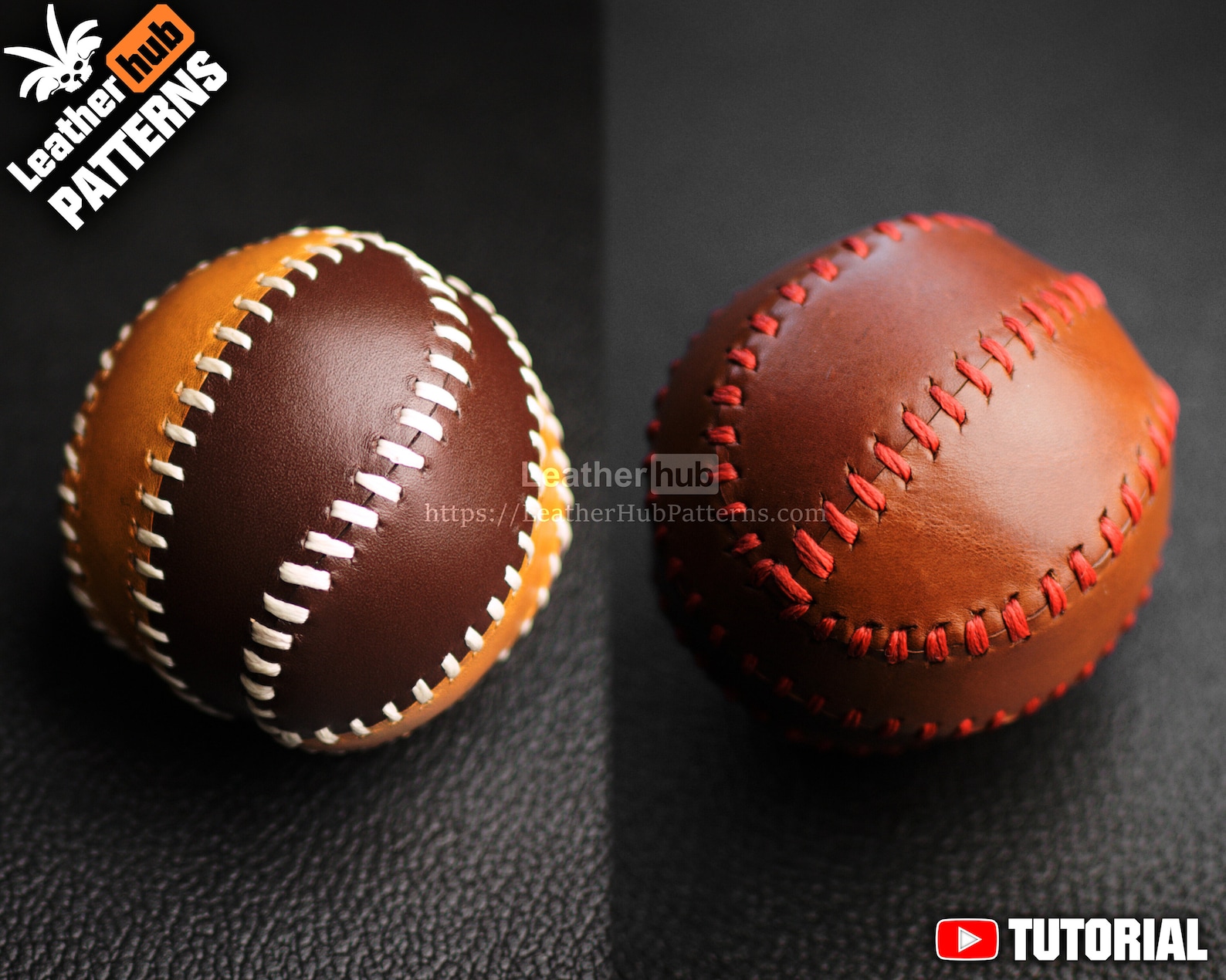Baseball Leather Pattern PDF by Leatherhub - Etsy