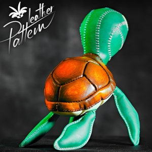 Toy Turtle Leather Pattern PDF - by Leatherhubpatterns - Etsy