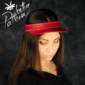 Leather Sun Visor Pattern PDF - by Leatherhub - Etsy