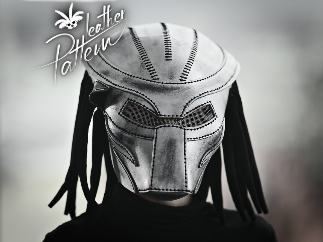 Predator Mask Leather Pattern PDF - by Leatherhubpatterns - Etsy