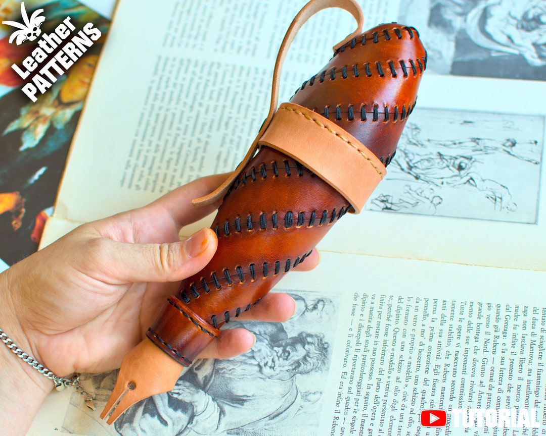 Pencil Box Leather Pattern PDF by Leatherhubpatterns - Etsy