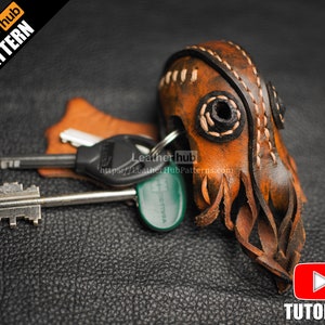 Cthulhu Keychain Leather Pattern PDF by Leatherhub - Etsy