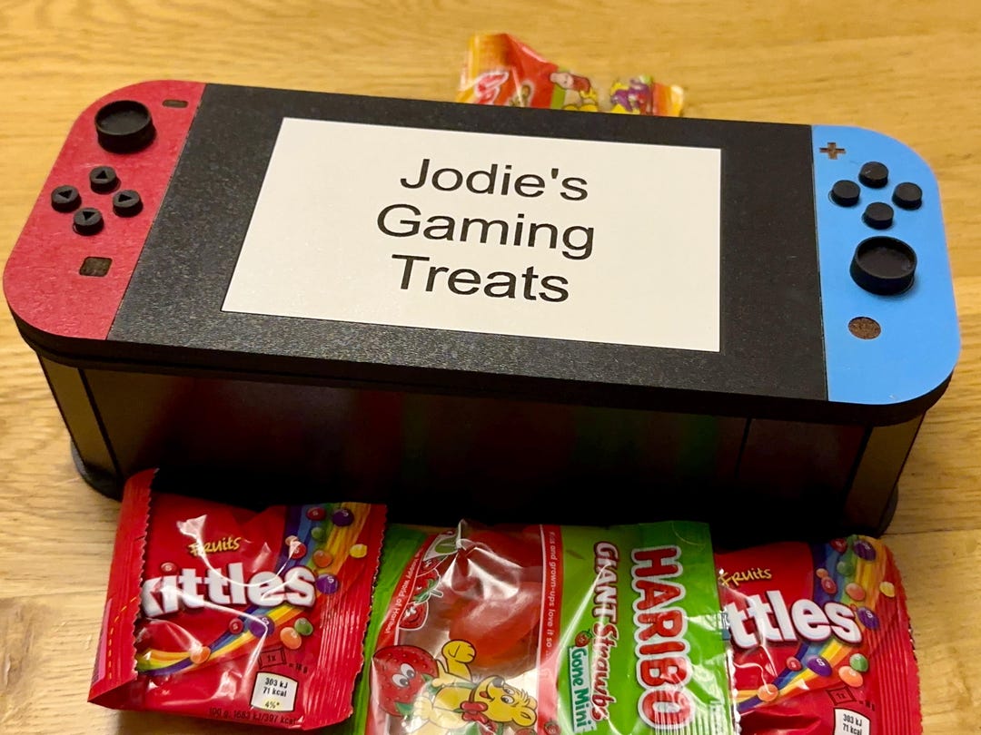Personalized Game Controller Snack Box: Custom Gamer Gift Treat Holder ...