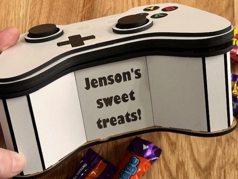 Personalized Game Controller Snack Box: Custom Gamer Treat Holder - Etsy