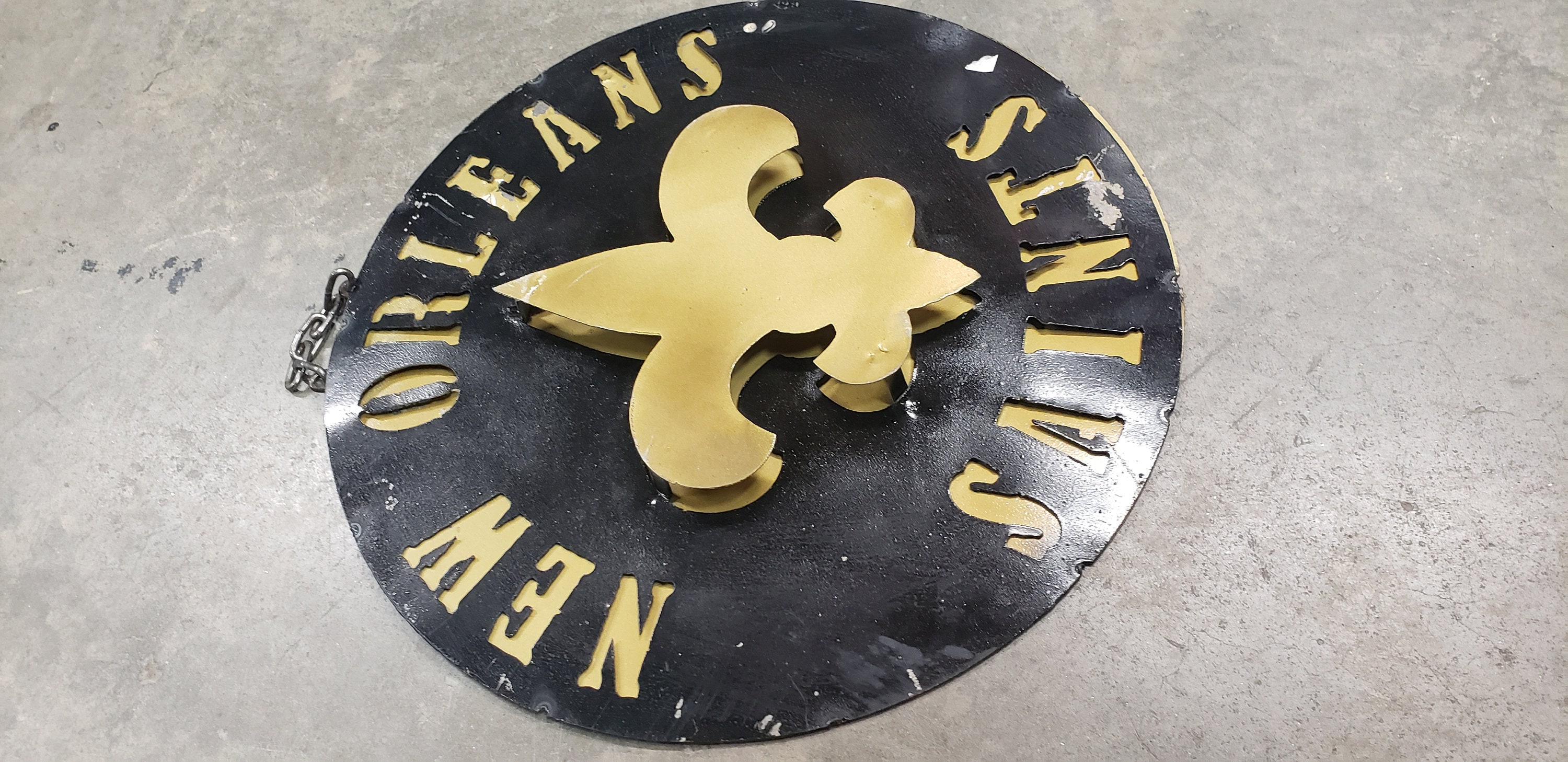 Saints Metal Sign | Who Dat Sign | New Orleans Metal Sign | Saints Fan ...