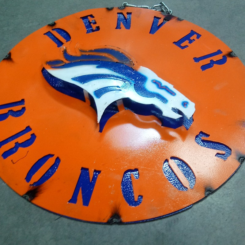 Denver Broncos Sign - Etsy