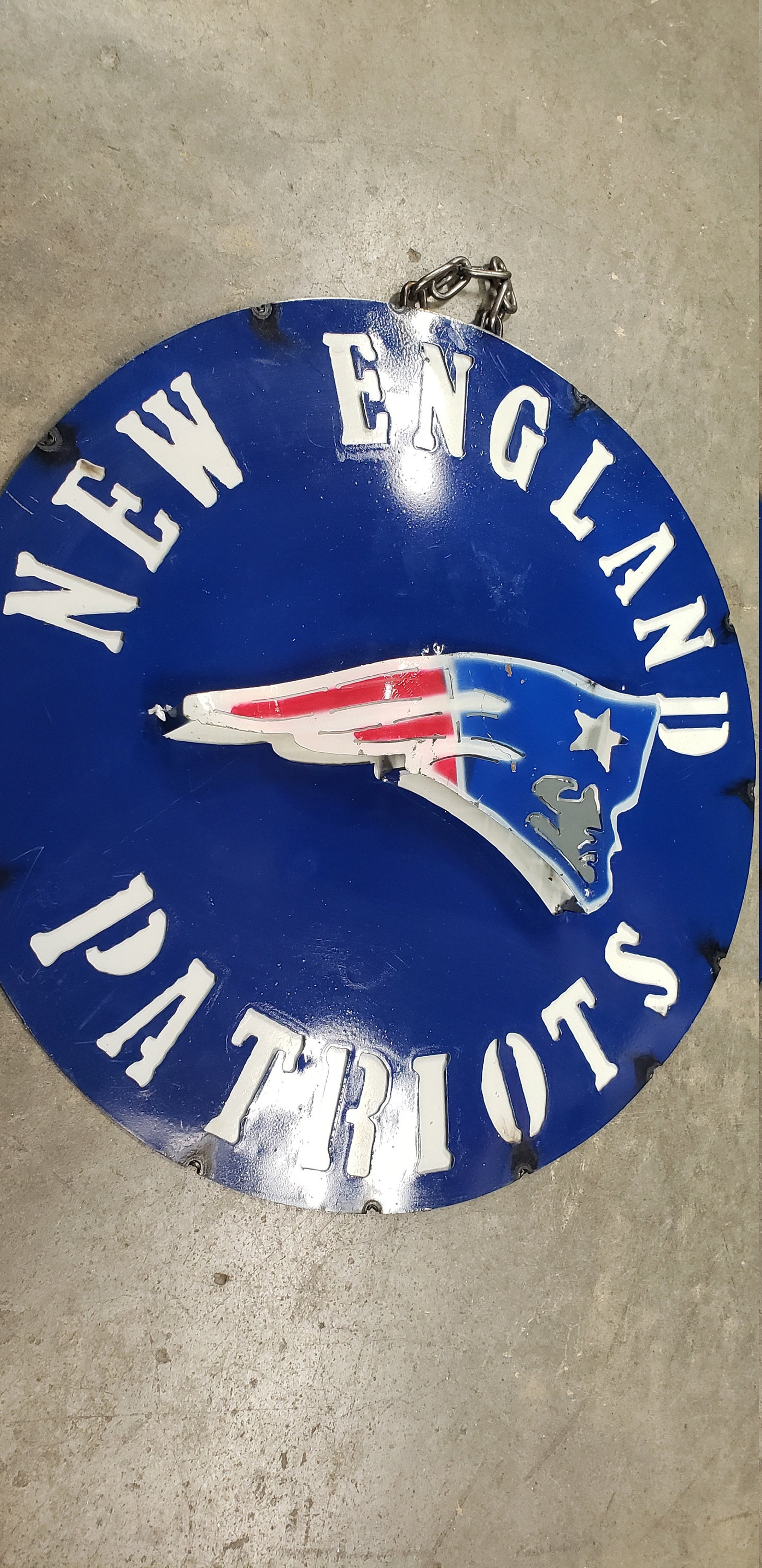 Patriots Sign | Patriots Decor | New England Patriots Metal Sign | Man ...
