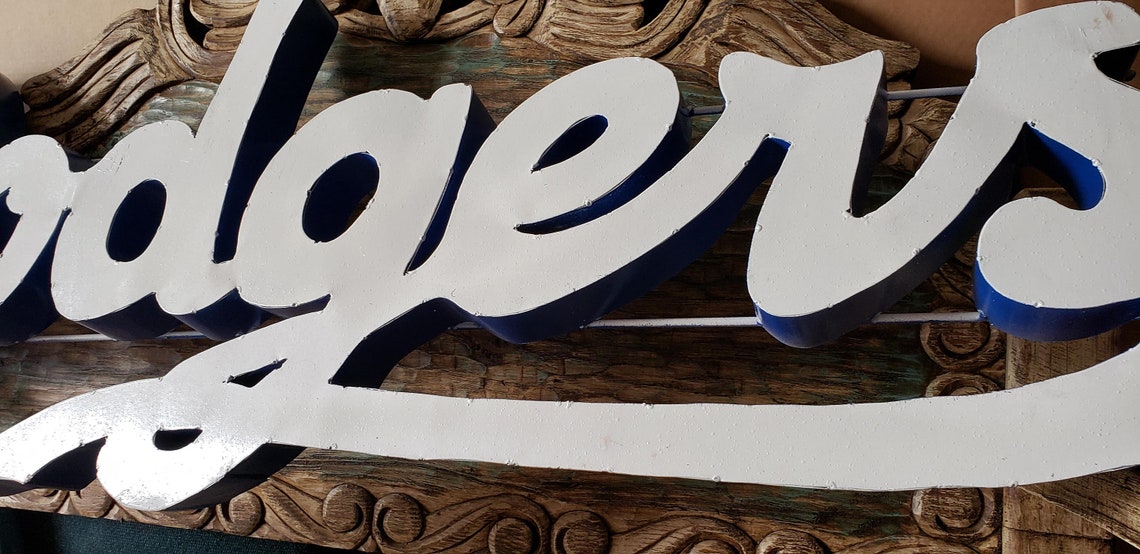 Los Angeles Dodgers World Champs | Metal Sign | LA Dodgers Metal Sign ...