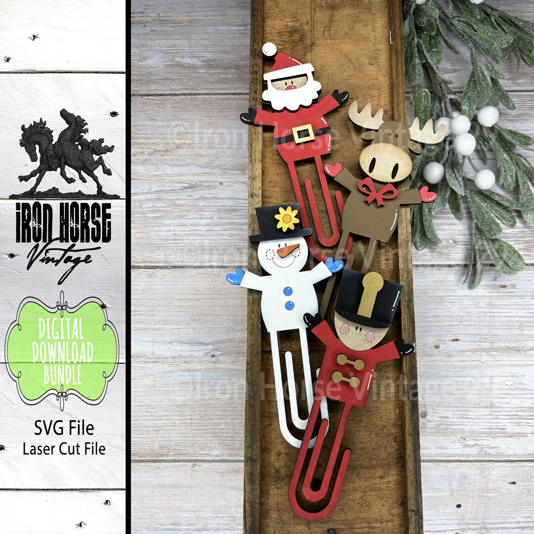 Christmas Bookmark Collection: Money Clip, Paper Clip, Kid Craft ...