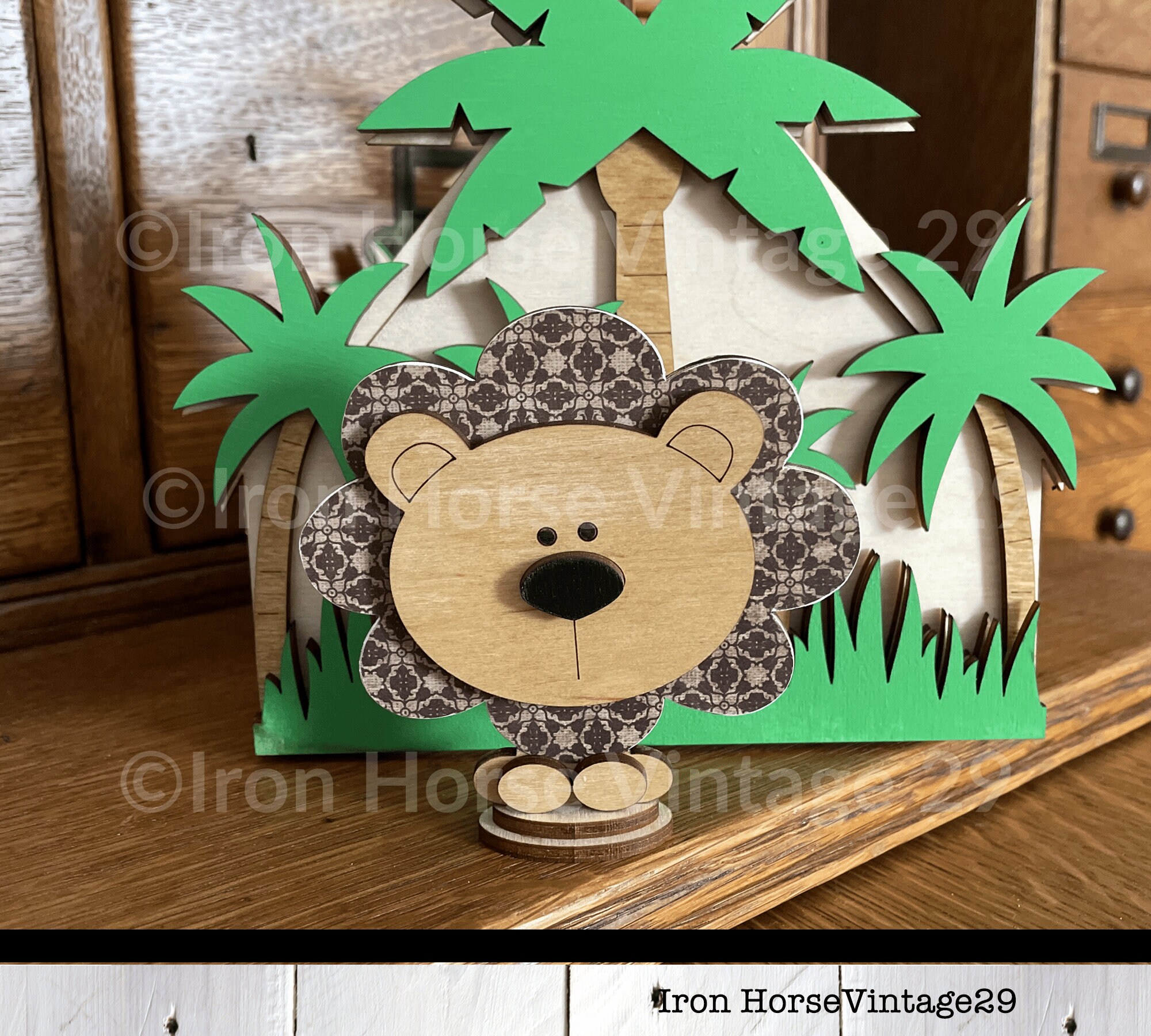 Jungle Lion Tiger Elephant Monkey Hippo Giraffe - Etsy