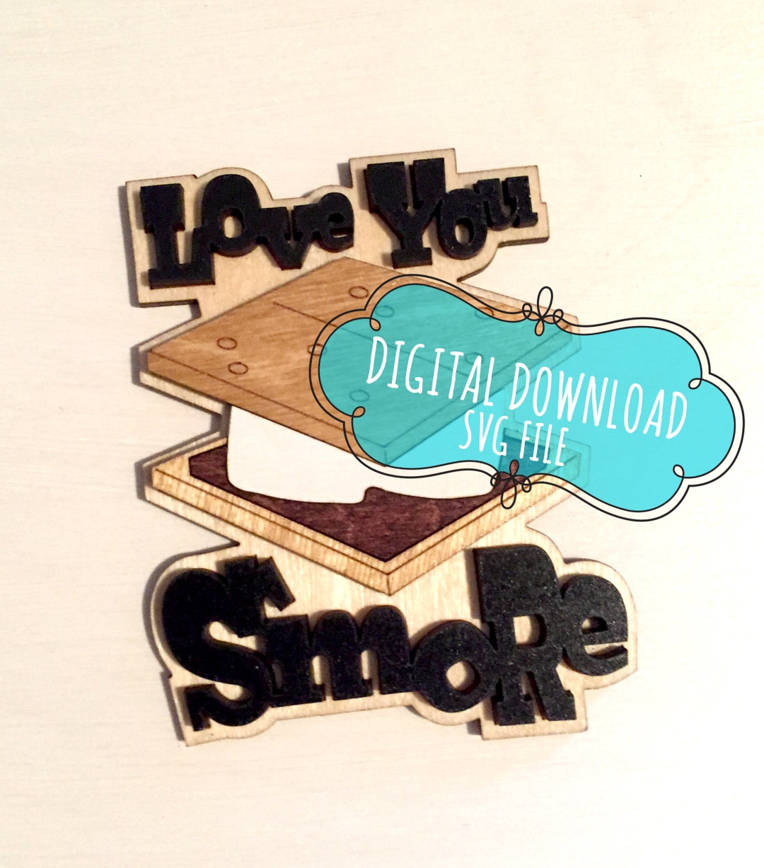 Magnet – S’mores – Valentine’s Day -SVG - Instant Digital Download ...