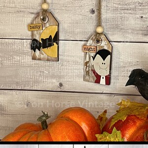Oversize Halloween Tags, Halloween Banner, Spooky Gift Tags, Cute ...