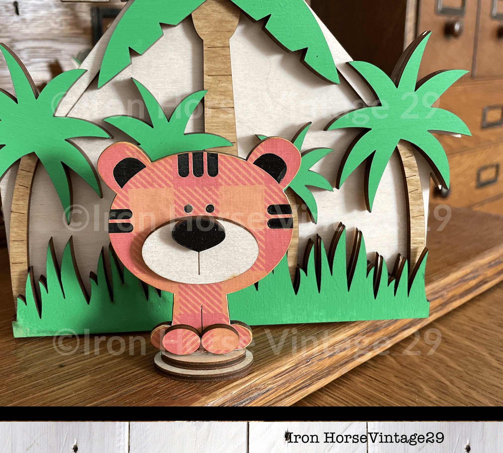 Jungle Lion Tiger Elephant Monkey Hippo Giraffe - Etsy