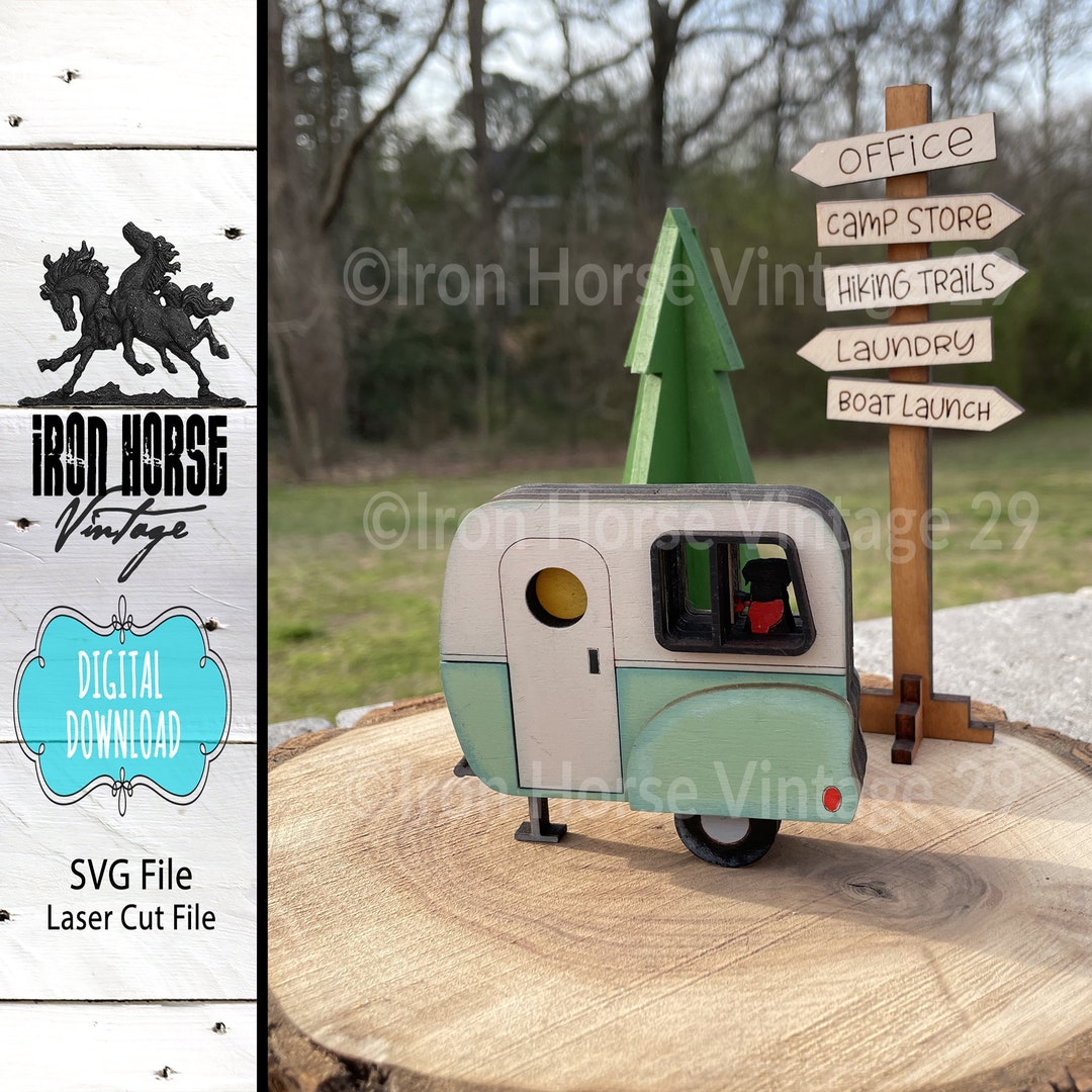 Mini Camping Collection, Interchangeable Mini Trucks and Trailers, Mini ...