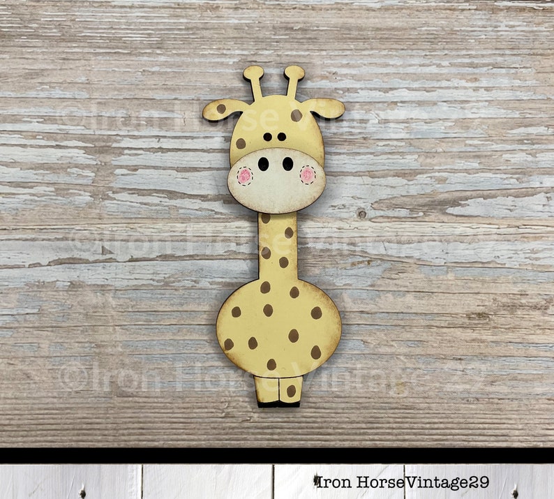 Jungle Animal Magnet Collection: Giraffe, Tiger, Zebra, Parrot (digital ...