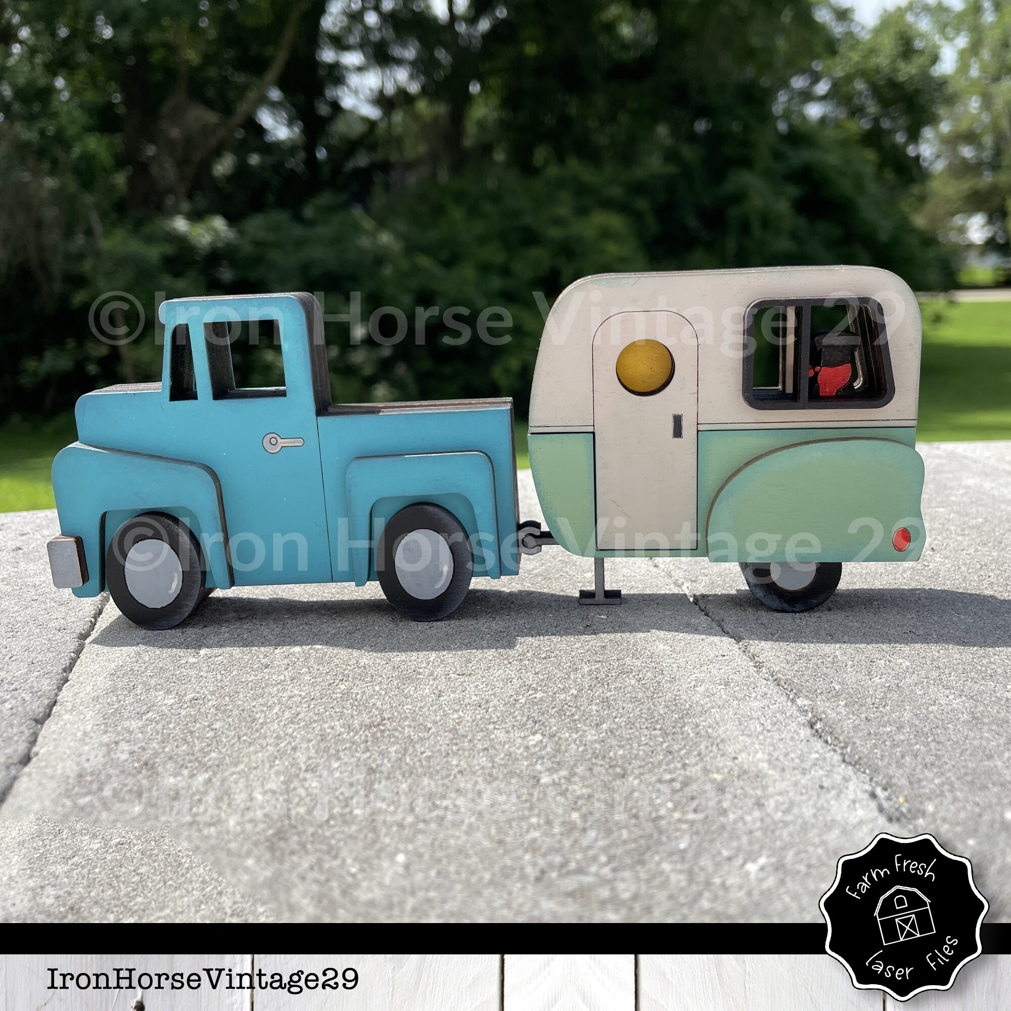 Miniature Campground SVG Bundle: Interchangeable Camping Collection ...