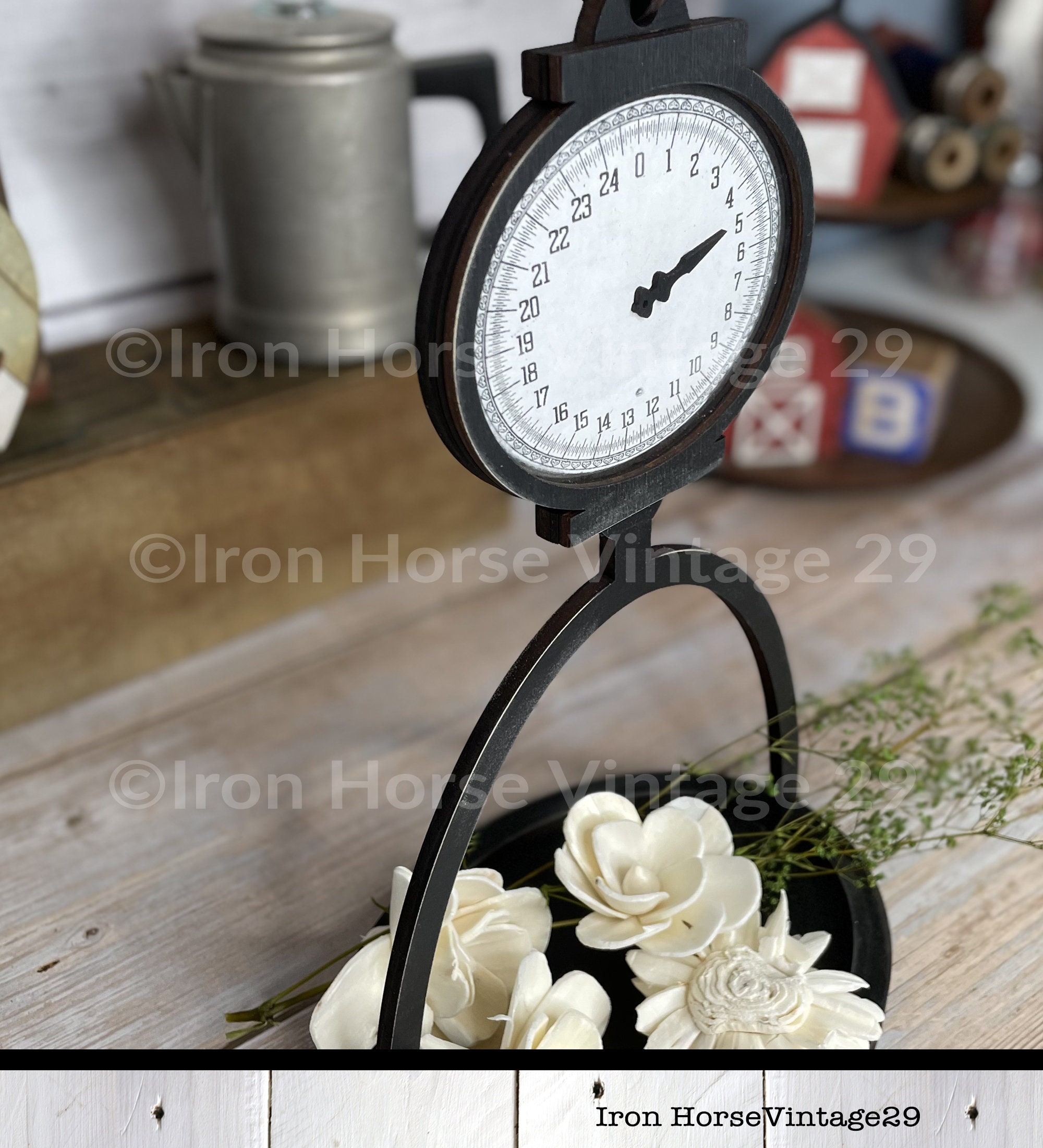 Farmhouse Hanging Scale Faux Vintage Home Decor - Etsy