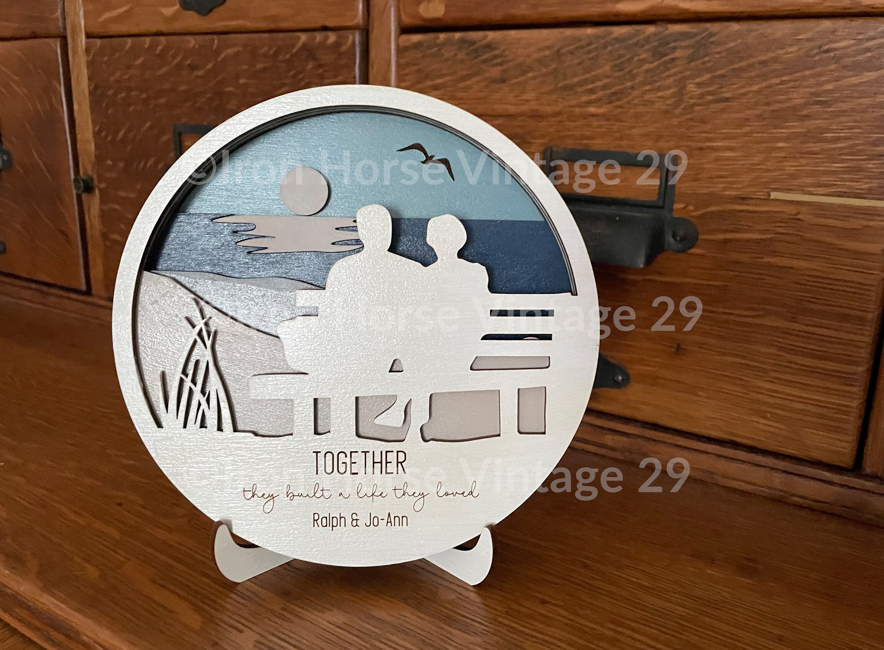 Couple Beach Tabletop Tabletop SVG Digital Download | Etsy