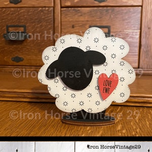 Sheep - Love - Valentine - Farm - Gift Card Holder - Shelf Sitter ...