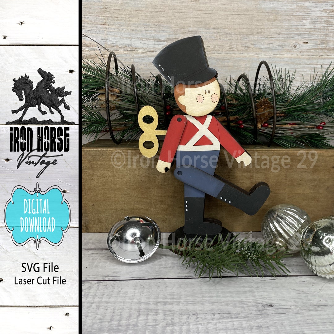 Wooden Soldier Toy Soldier, Marching Soldier Shelf Sitter, Christmas ...