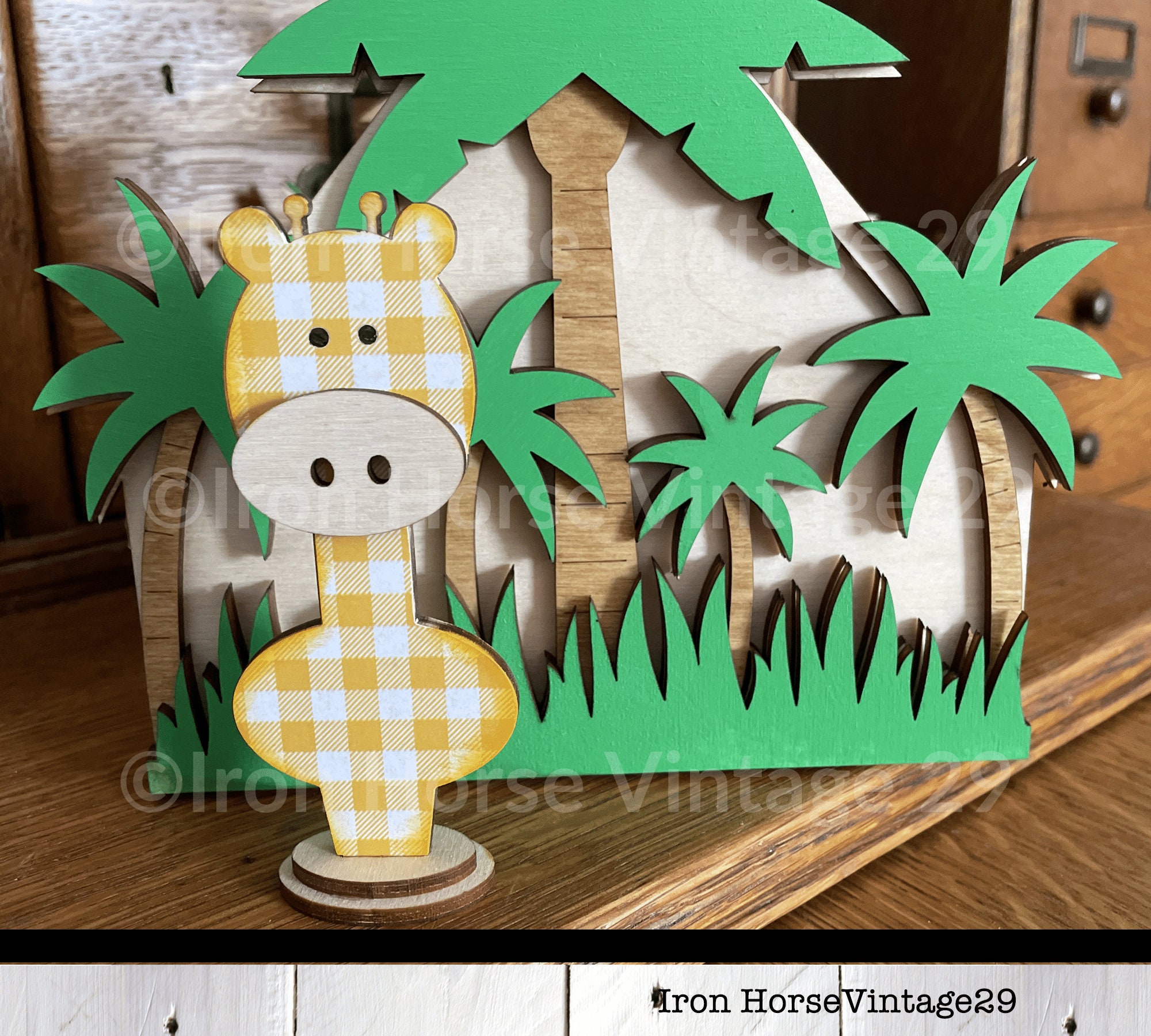 Jungle Lion Tiger Elephant Monkey Hippo Giraffe - Etsy