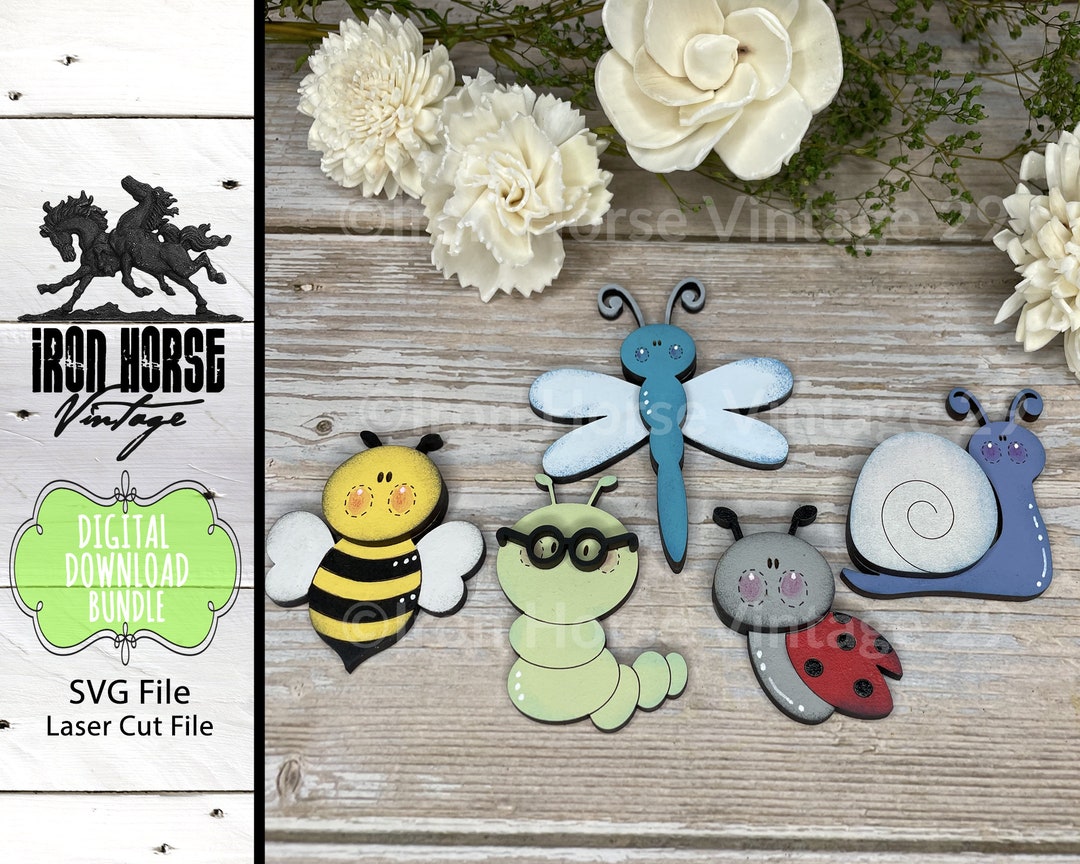 Cute Bug Magnets, Dragonfly SVG, Scrap Buster, Cute Bee, Home Decor ...