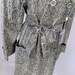 Leather Trench Coat Genny Python Print - Etsy