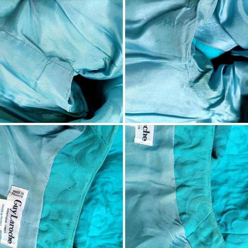 Vintage Turquoise Ceremony Suit 1980s Guy Laroche - Etsy