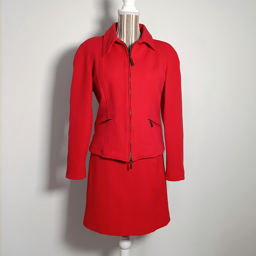 Gianfranco Ferré Suit Vintage Red Casual Office Suit - Etsy