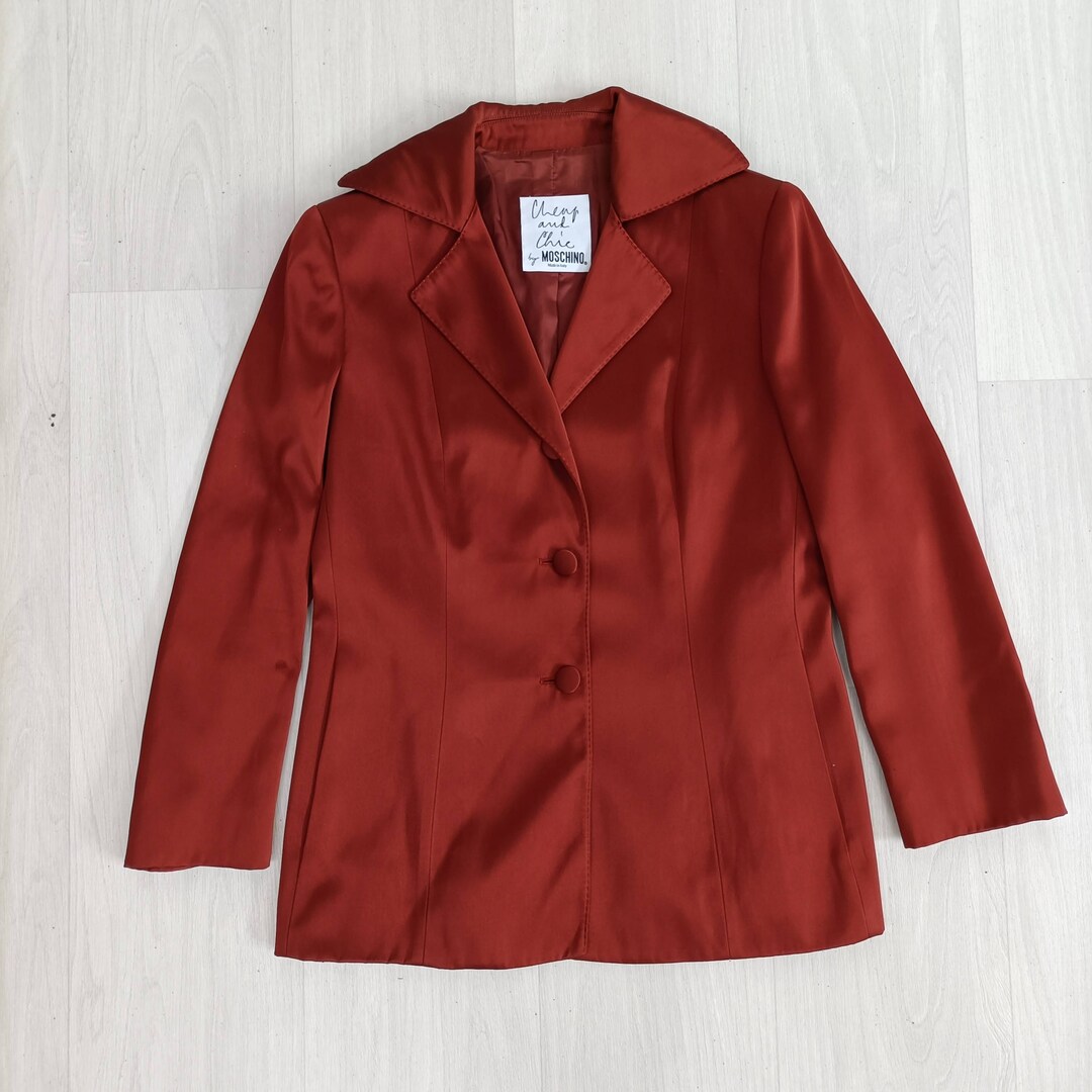 Rust Colored Jacket Moschino 1990s, Moschino Cheap and Chic Vintage - Etsy
