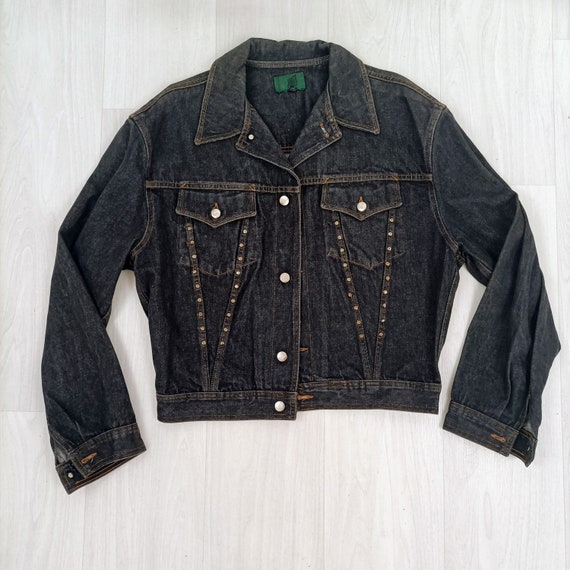 Junior Gaultier Vintage Denim Jacket - Etsy Junior Gaultier Vintage Denim Jacket - Etsy