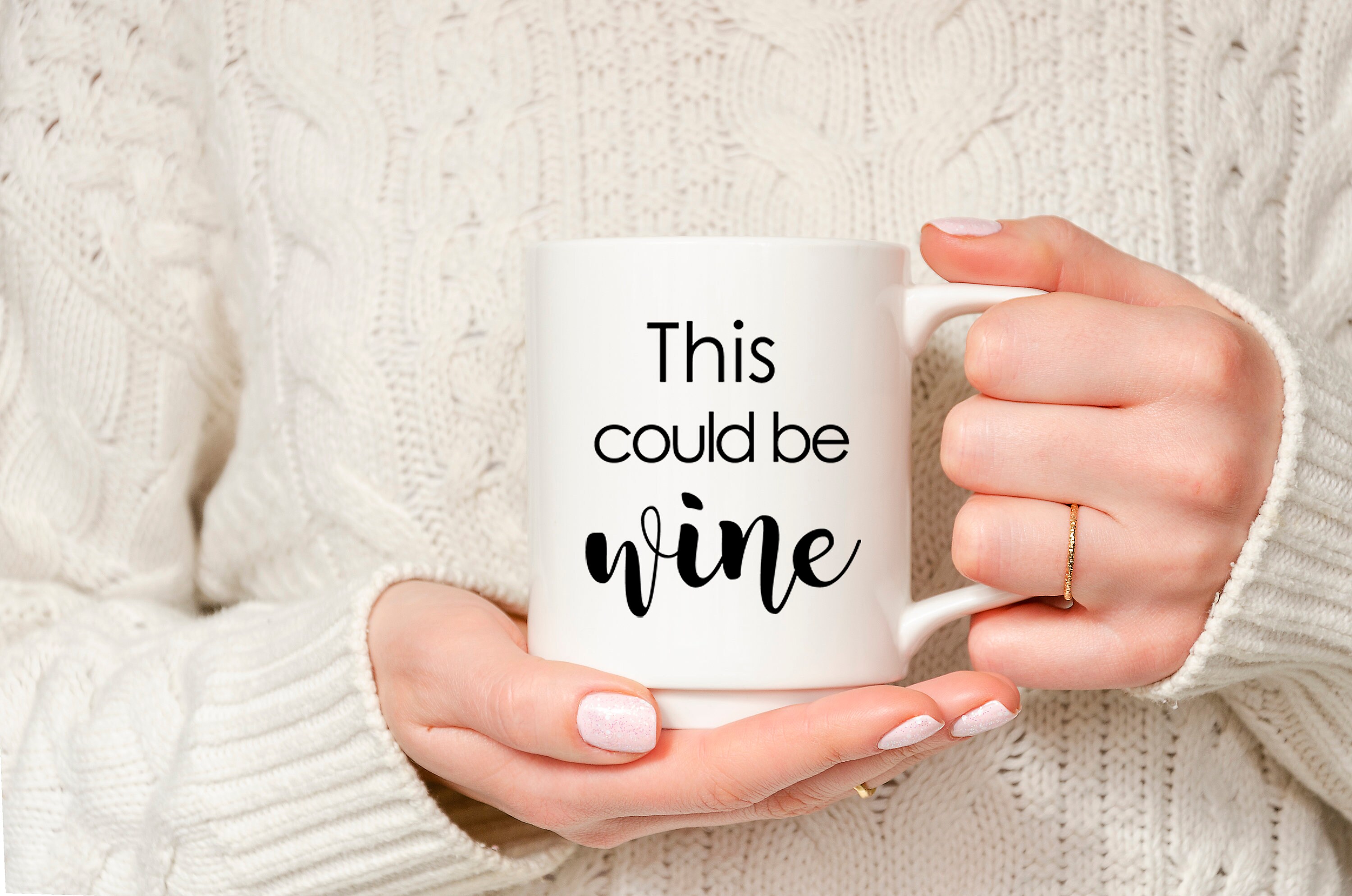 Funny Mug Coffee Mug Gift Ugly Mugs This Could Be Wine Coffee - Etsy