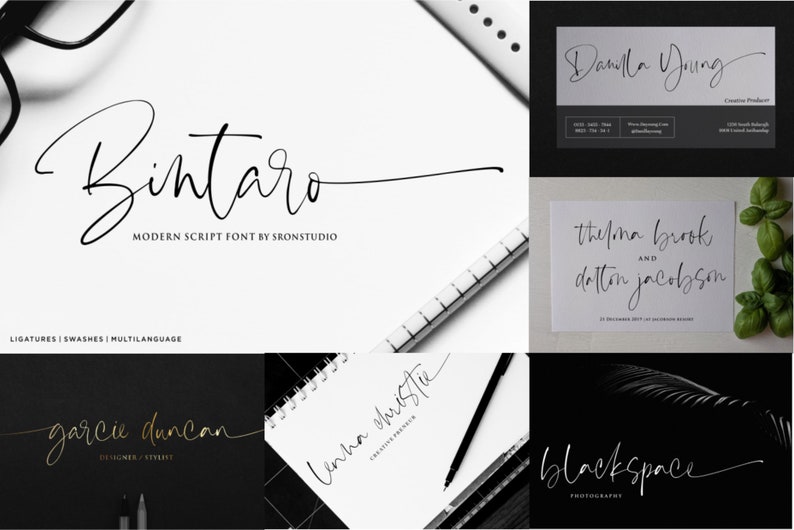 Wedding Font Bundle, Svg Font, Calligraphy Font, Handwritten Font ...