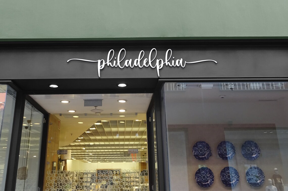 White Bowling Script Fonts Handwritten Fonts Calligraphy - Etsy