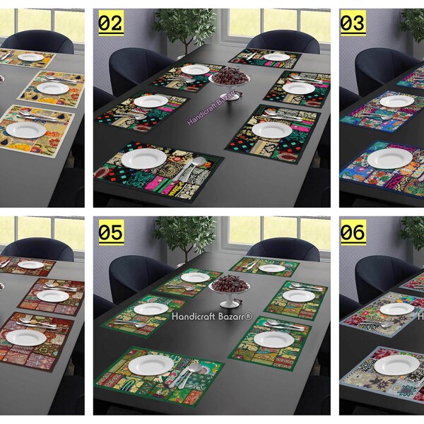 Patchwork Placemats - Etsy