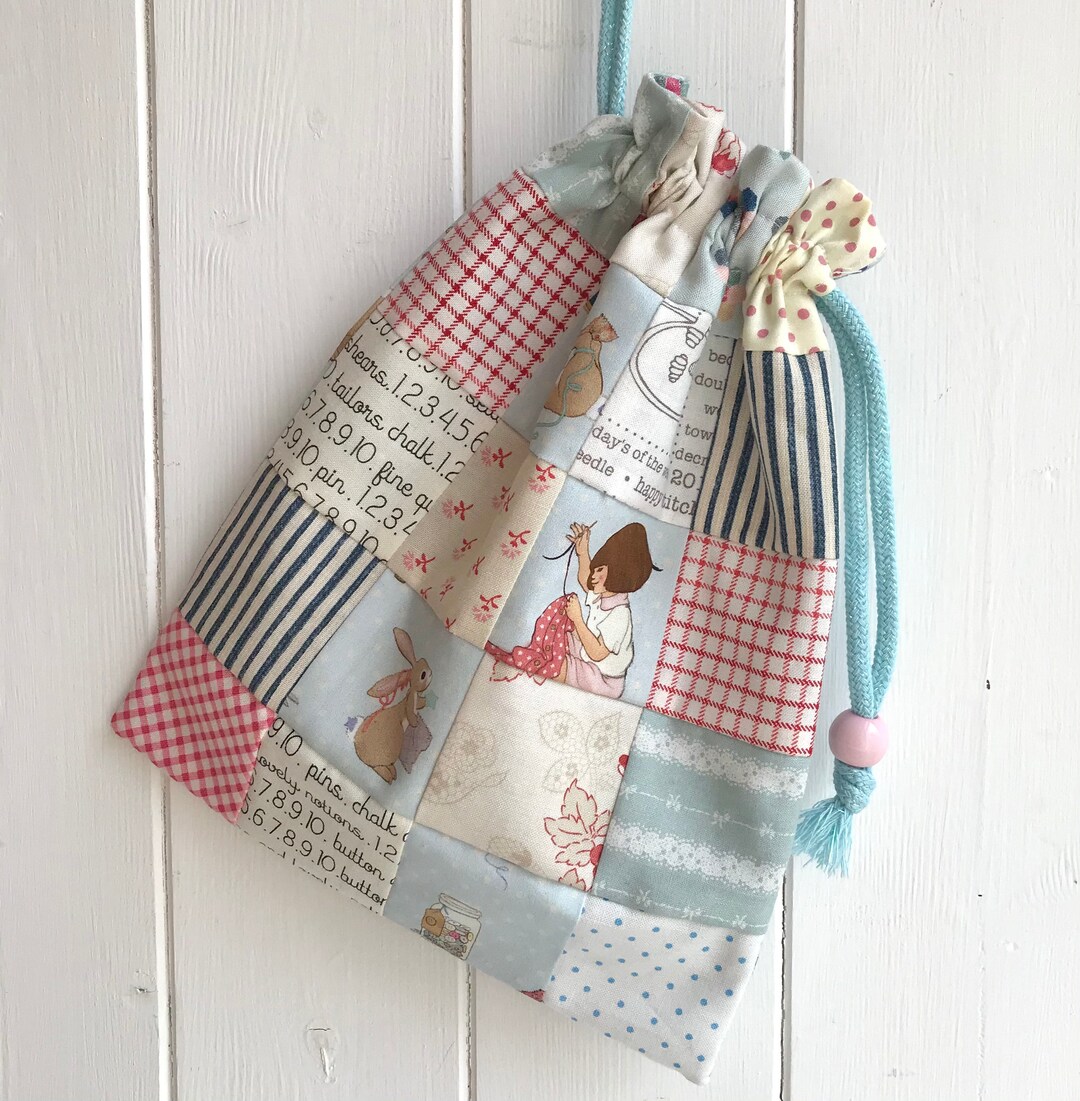 Dottie Drawstring Bag Pattern - Etsy