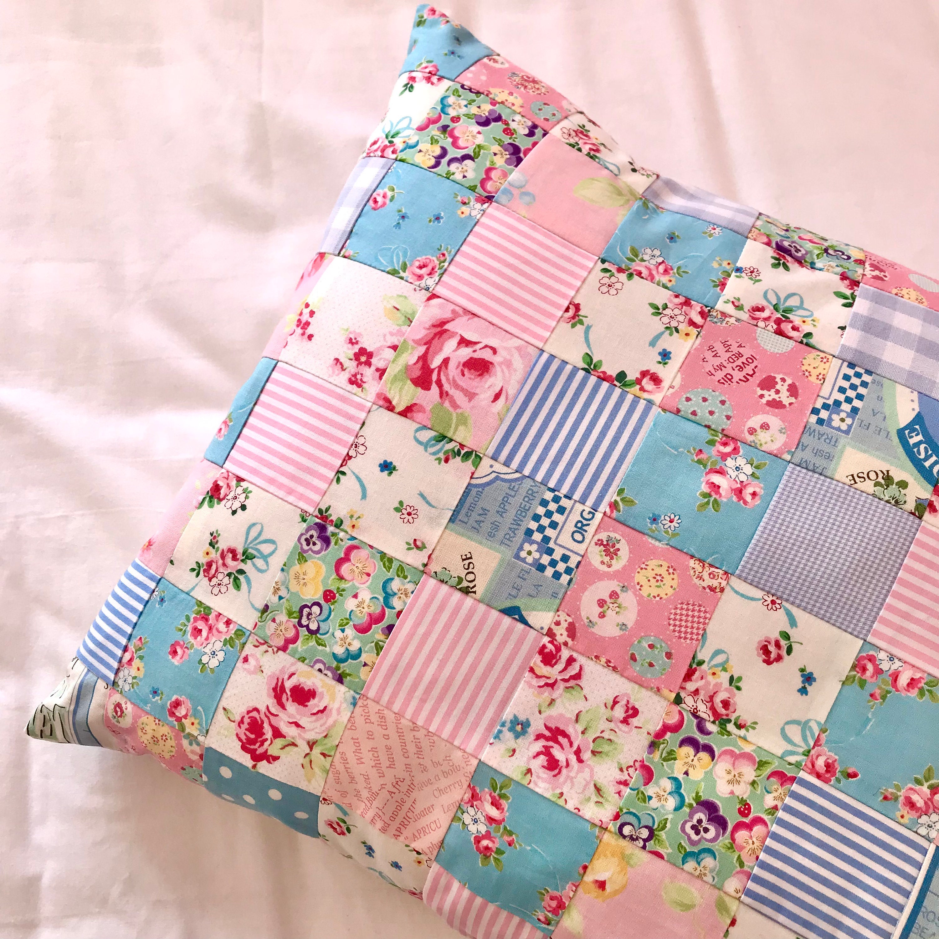 Simple Patchwork Pillow Pattern - Etsy