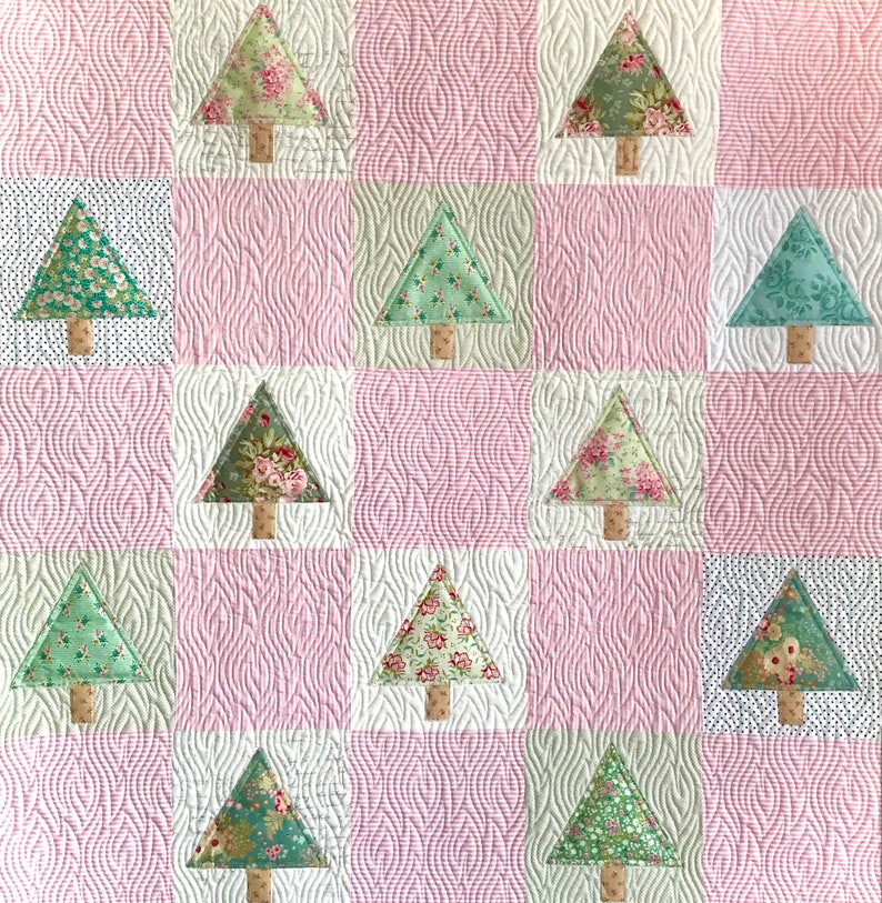 Peppermint Trees Quilt Pattern - Etsy