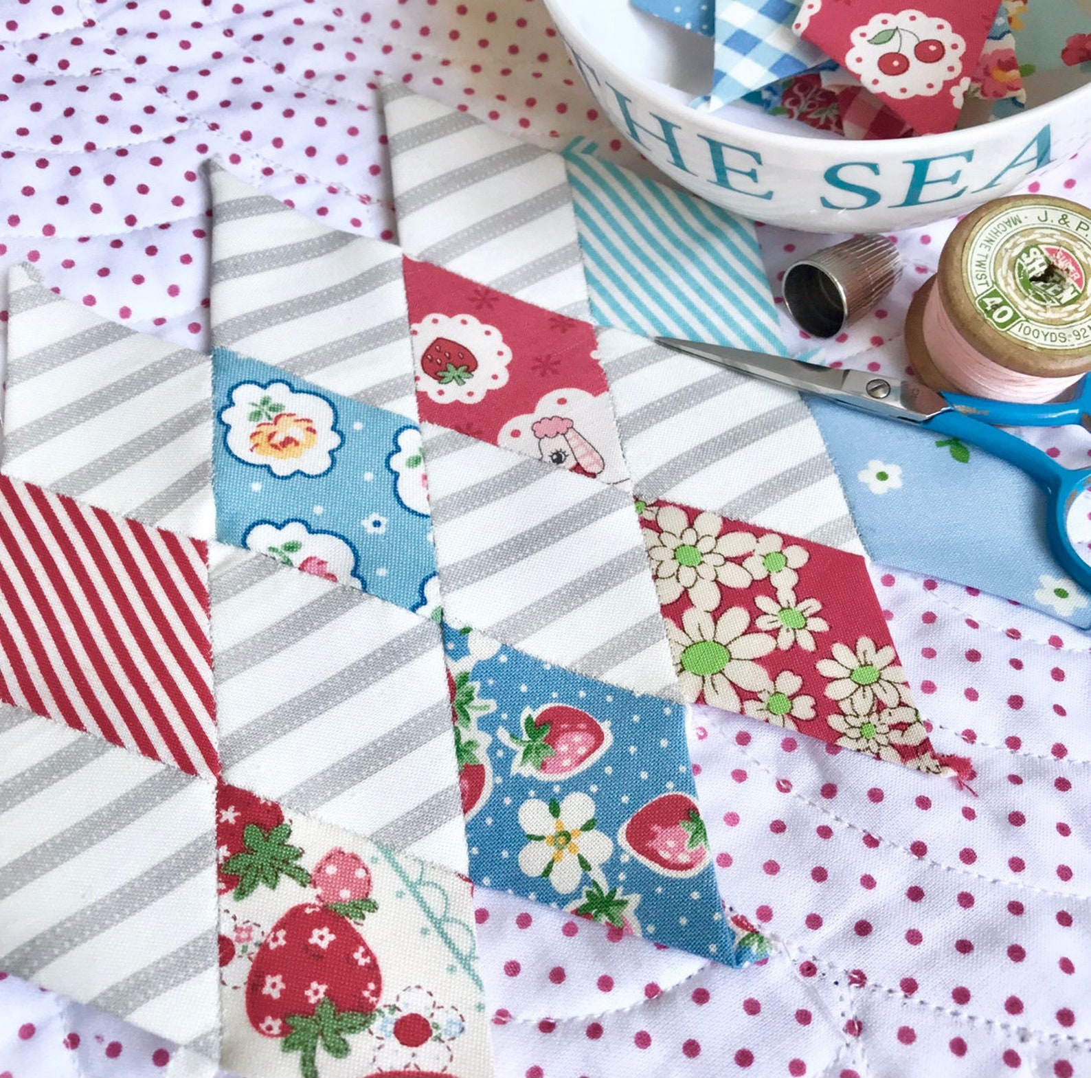 Diamond Patchwork Cushion Pattern - Etsy