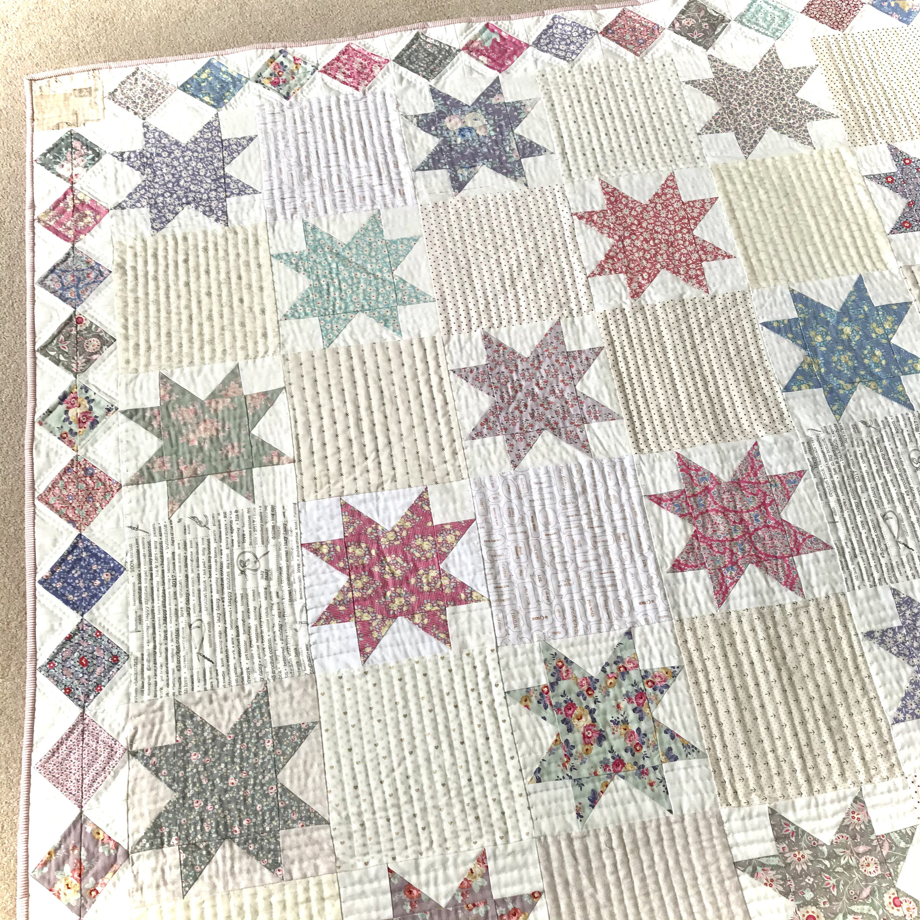 Vintage Stars Quilt Pattern - Etsy