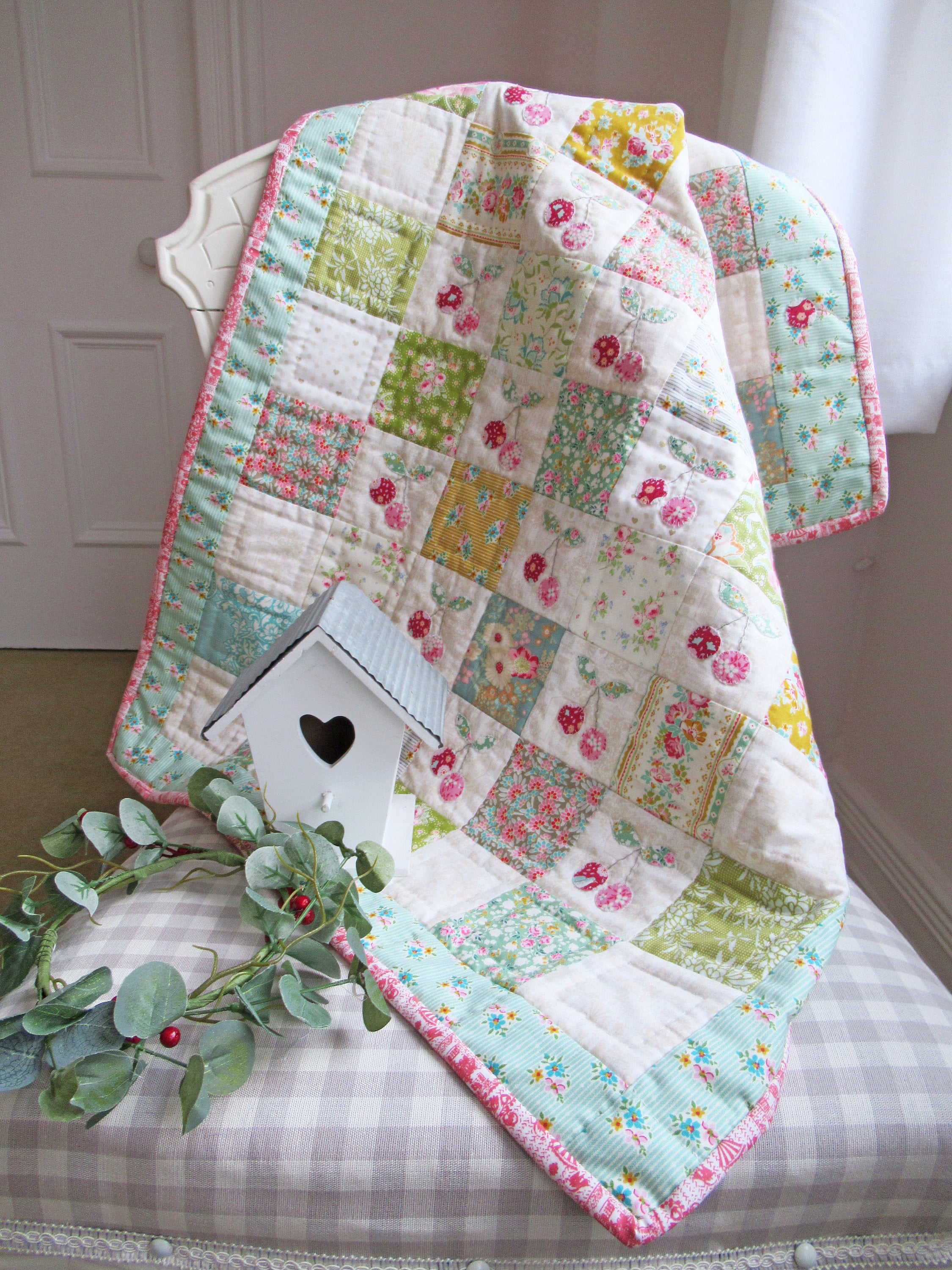 Little Cherries Quilt Pattern - Etsy