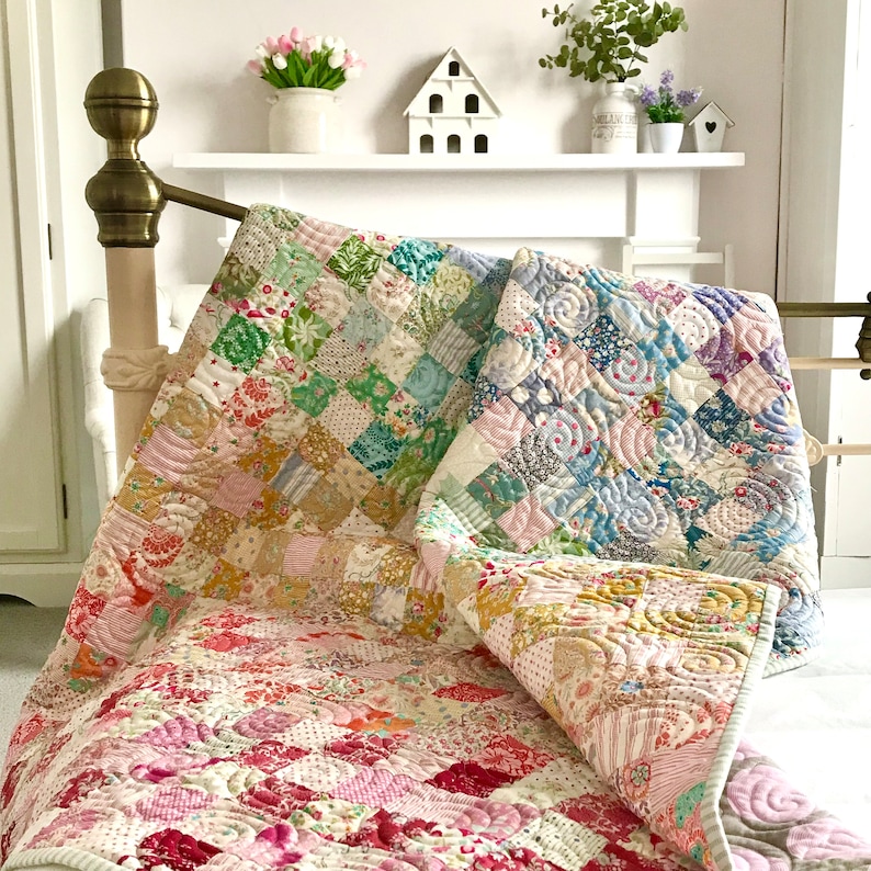 Rainbow Quilt Pattern - Etsy Australia