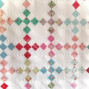 Nine Patch on Point Quilt Pattern - Etsy