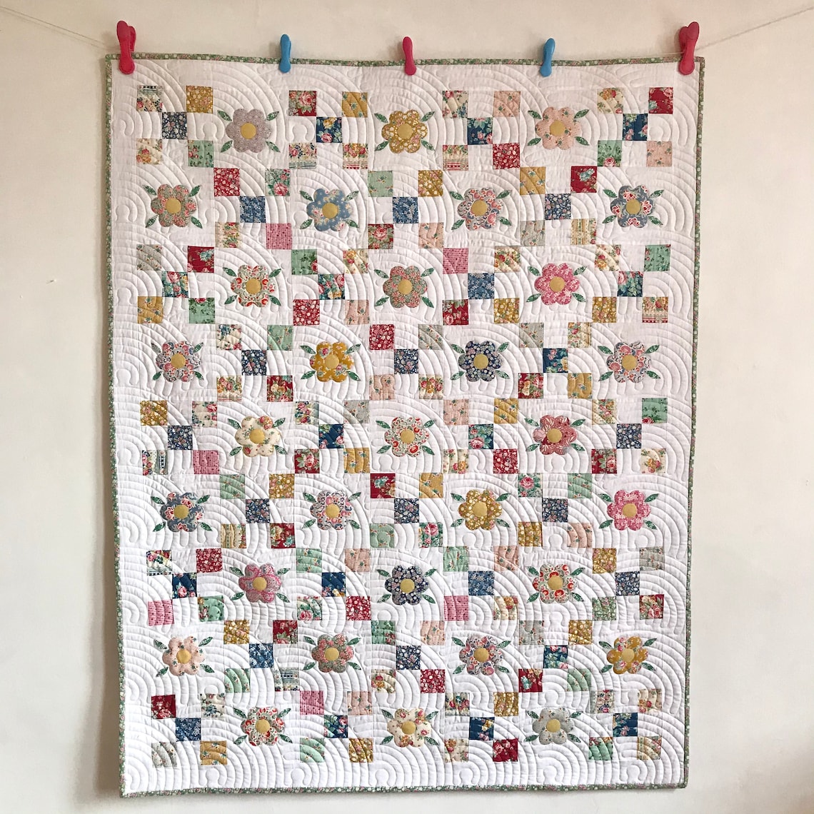Cottage Garden Quilt Pattern - Etsy