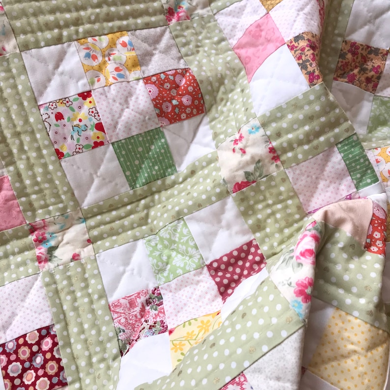 Spring Nine Patch Quilt Pattern - Etsy