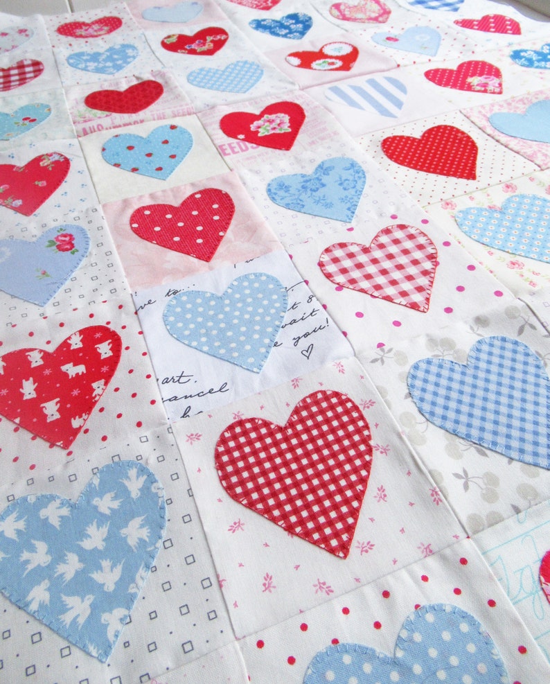 Heartstrings Quilt Pattern - Etsy