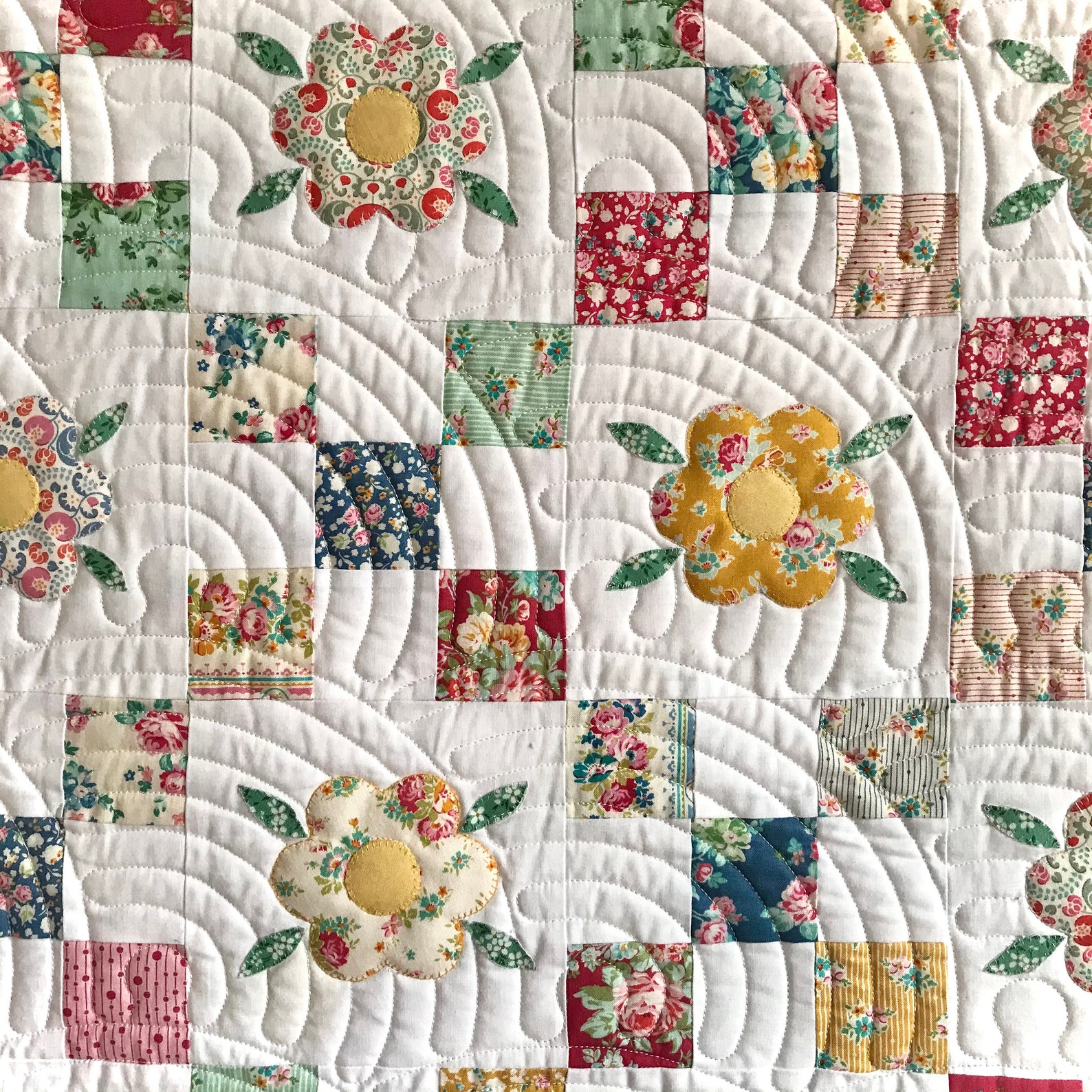 Cottage Garden Quilt Pattern - Etsy