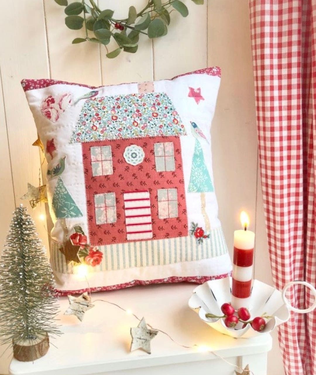 My House Cushion Pattern - Etsy